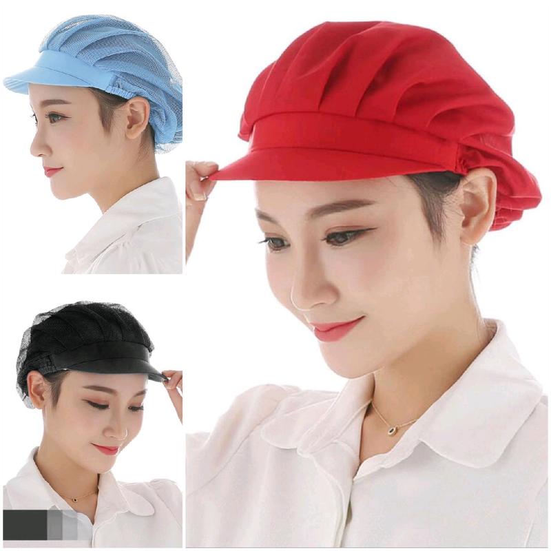 ARR SANJAYA Topi Asisten Cewe Unisex Topi Jaring dengan Hairnet - Shop ...