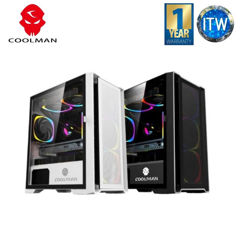 ITW | Coolman Ruby PC Cases with 3 Colour Fans - in Black an - TikTok ...