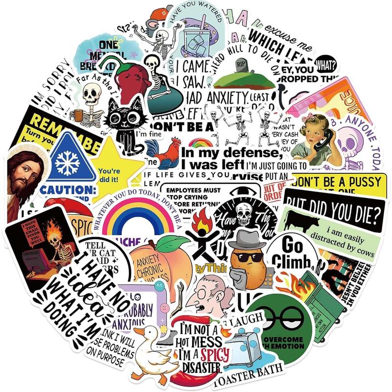 Funny Adults Stickers Bulk, Prank Meme Stickers for Teens Adults ...