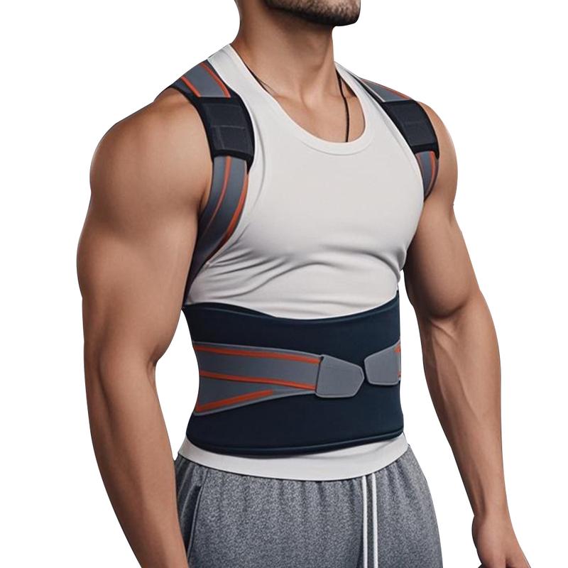 AULEXMED Posture Corrector Brace - Dual Back Support for Hunchback ...