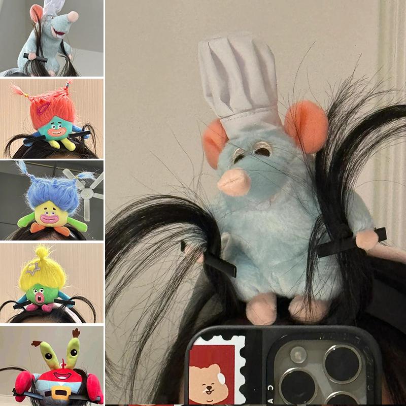 Ikat Rambut Ratatouille Anime Kartun, Hiasan Anak Patung Mewah - TikTok ...