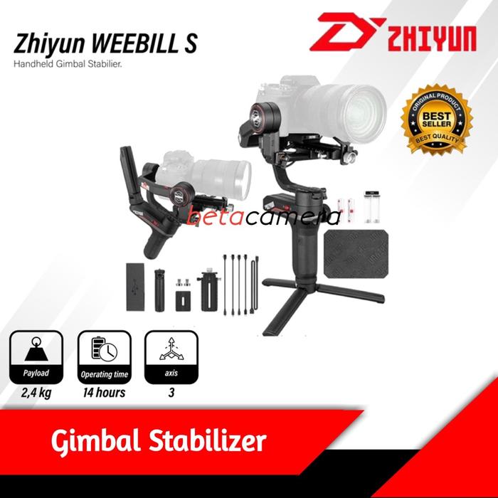 Jual Zhiyun WEEBILL S / Gimbal Stabilizer Kamera DSLR Mirrorless Canon ...