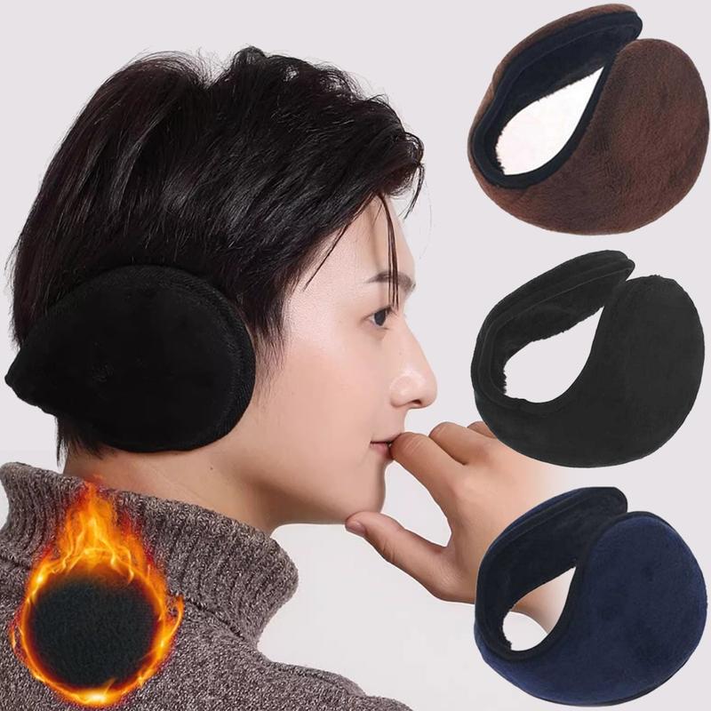 Winter Warm Fleece Earmuff Outdoor Cycling Ear Muffs Windproof - TikTok ...