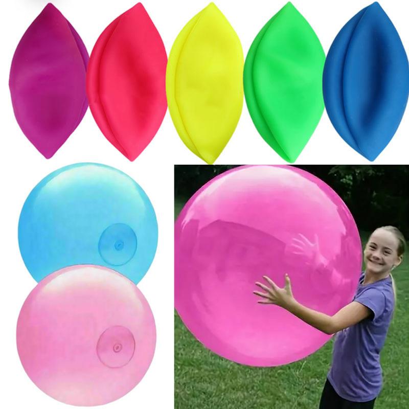 Children Outdoor Soft Air Water Filled Transparent Bubble Ball - TikTok ...