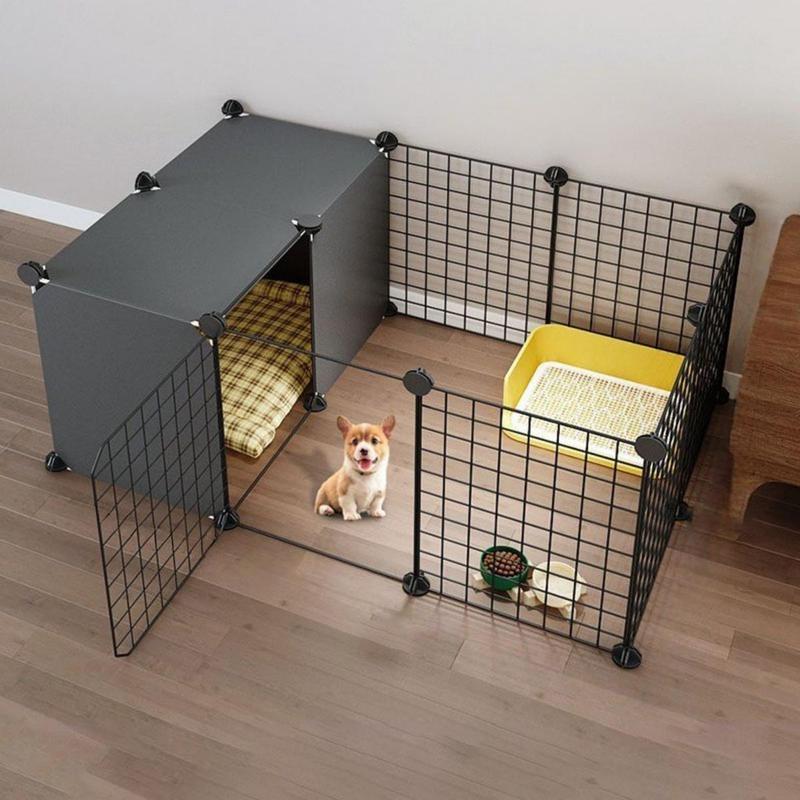 Pet Cage, 1 Set Indoor Pet Fence, Pet Playpen, Durable Puppy Playpen ...