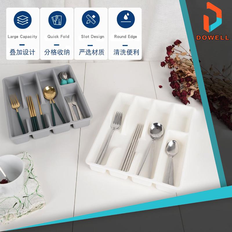 Drawer Cutlery Tray Utensils Tray Storage Organizer Drawer Insert ...