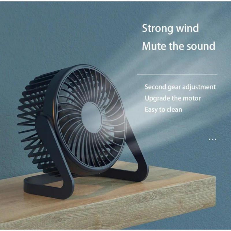 USB Fan 5 Inch Mini Silent Desk Fan Desktop Student Dormitor - TikTok ...