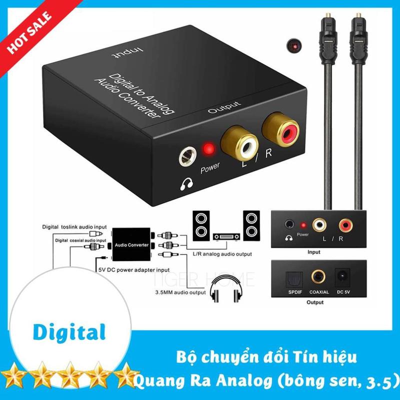 Bộ chuyển đổi Âm Thanh Cổng quang Optical sang Audio AV - R/L, - TikTok ...