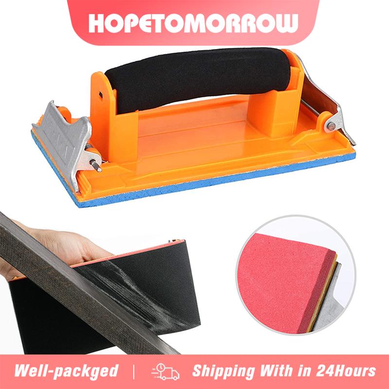 Hand Sander with Sponge Handle, Perfect for 9 x 3.6 inch Sandpaper ...