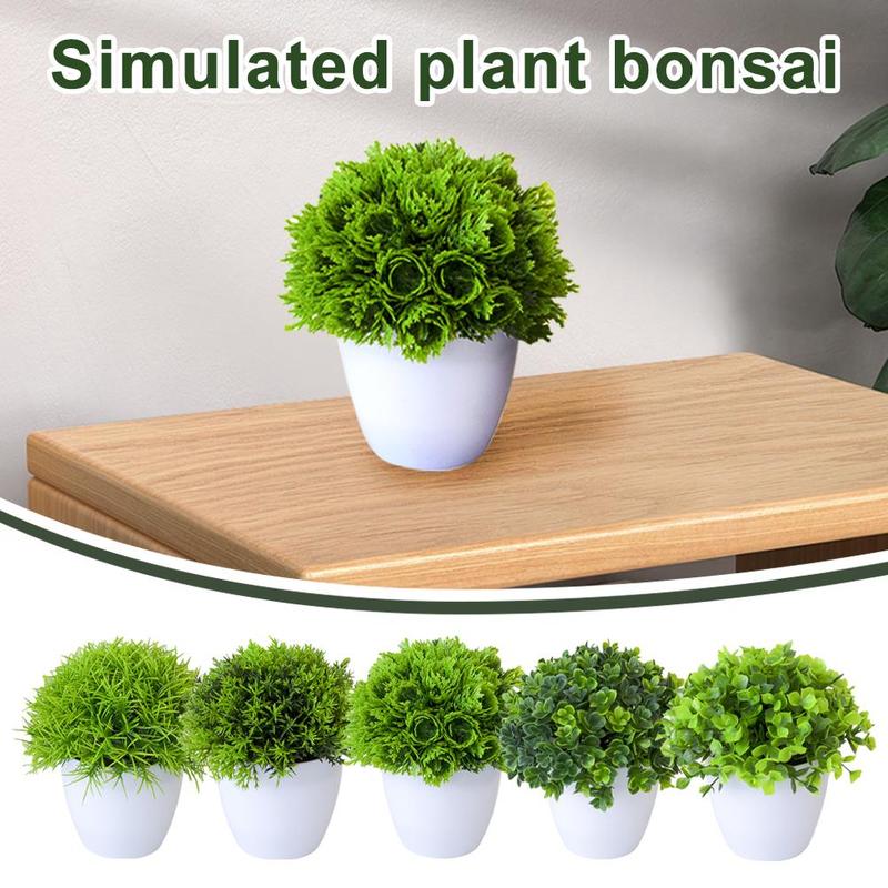 Simulation Plants Bonsai Desktop Artificial Flowers Ornament - TikTok ...