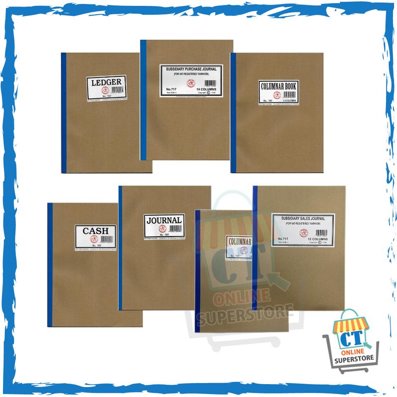 Accounting Books Veco #707 Journal, Cash, Ledger, Columnar Book ...
