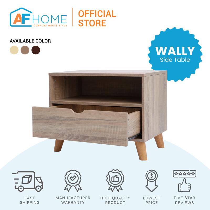 Wally Side Table/Night Stand - Versatile Bedroom and Living Space ...
