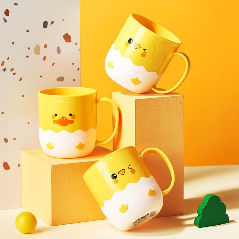 Plastic Tooth Mug Cartoon Cup Toothbrush Cup for Children Cute - TikTok ...