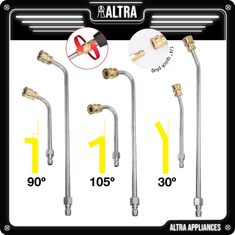 Quick Plug Stainless Steel Angled High-Pressure Lance Nozzle - TikTok ...