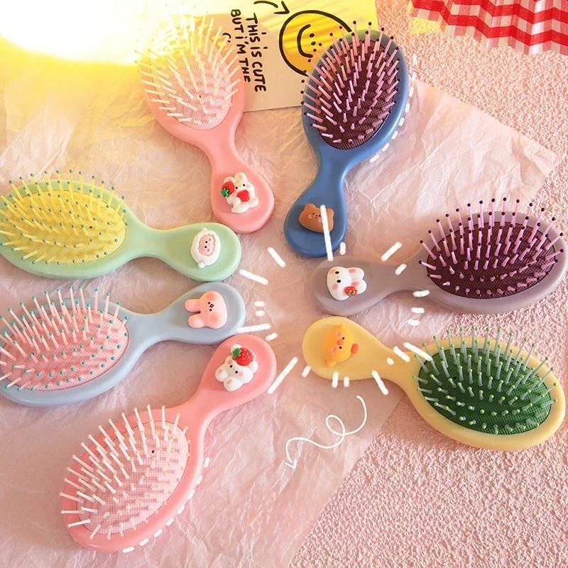 Cartoon Small Hair Comb Children Air Cushion Comb Girl Portable ...