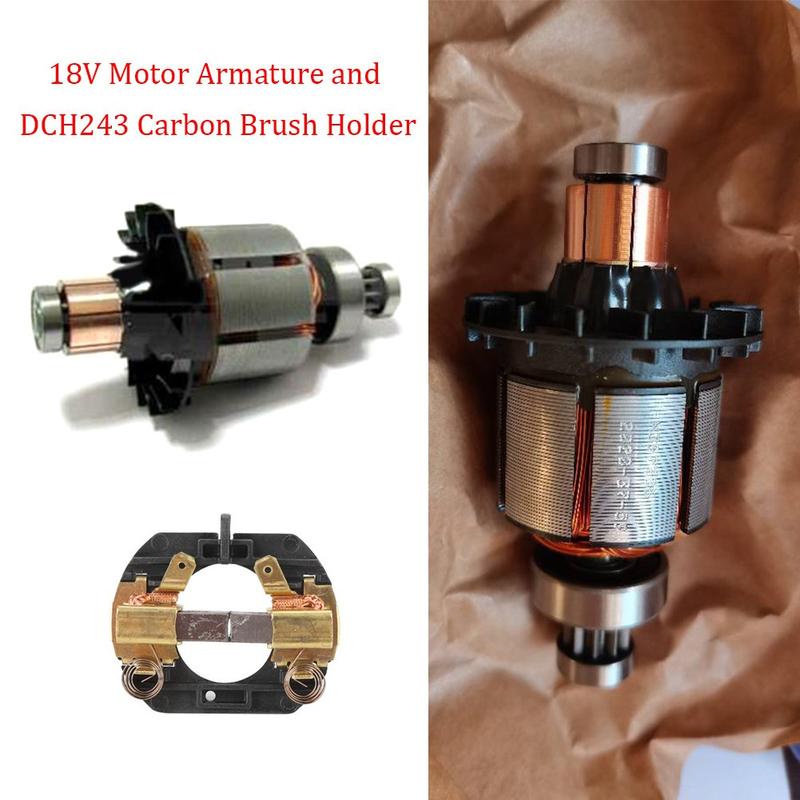 FOR 18V Motor and Brush SDS Hammer Drill for DCH243 DCH253 - TikTok ...