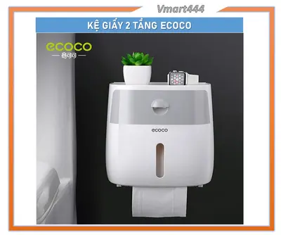 Kệ để giấy ecoco 2 tầng - kệ nhà tắm ecoco TikTok Analytics Profile by EchoTik