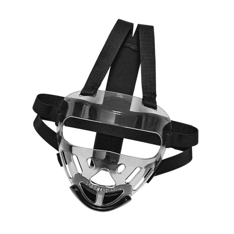 Taekwondo Mask Removable Face Grill Boxing Headgear Mask Transparent ...