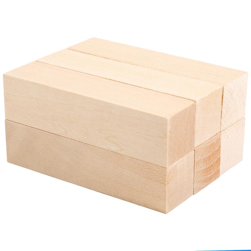 Blok Ukiran Kayu Basswood, 6 Keping, Kit Hobi Ukiran Pemula Kayu ...