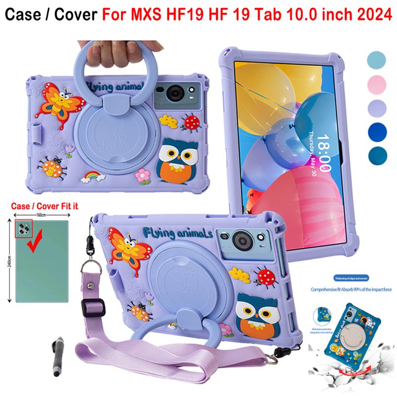 For MXS hf19 HF 19 tab 10.0 inch 2024 fashion cute cartoon portable ...