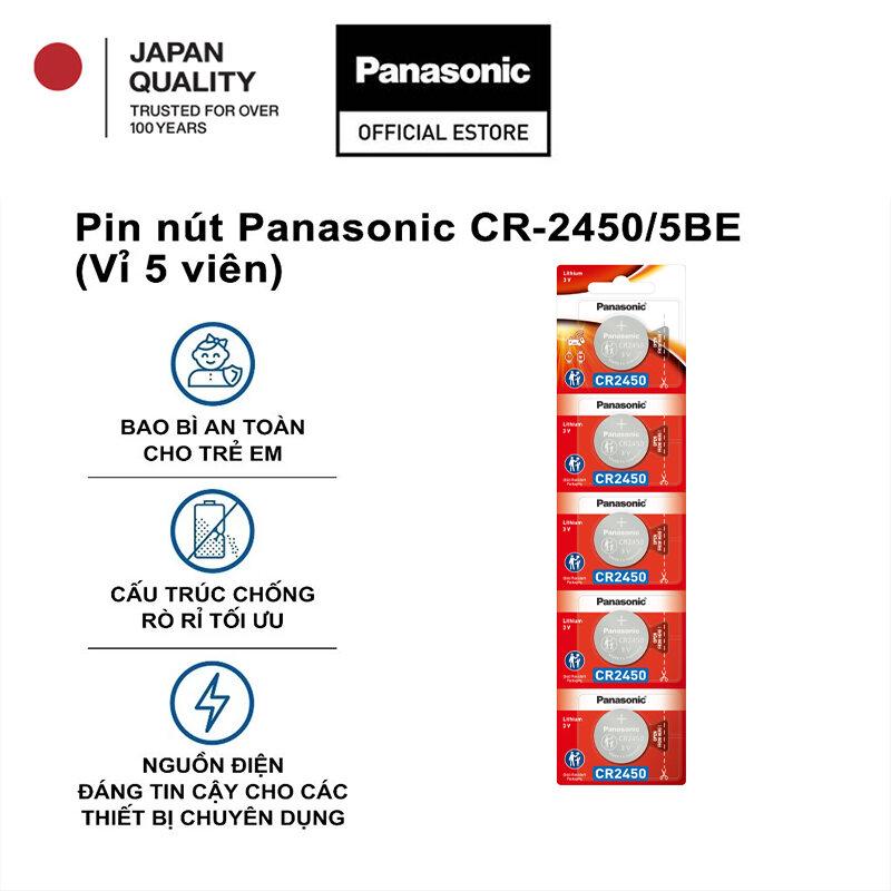 Pin nút Panasonic CR-2450/5BE (Vỉ 5 viên) - Hàng chính hãng - TikTok ...