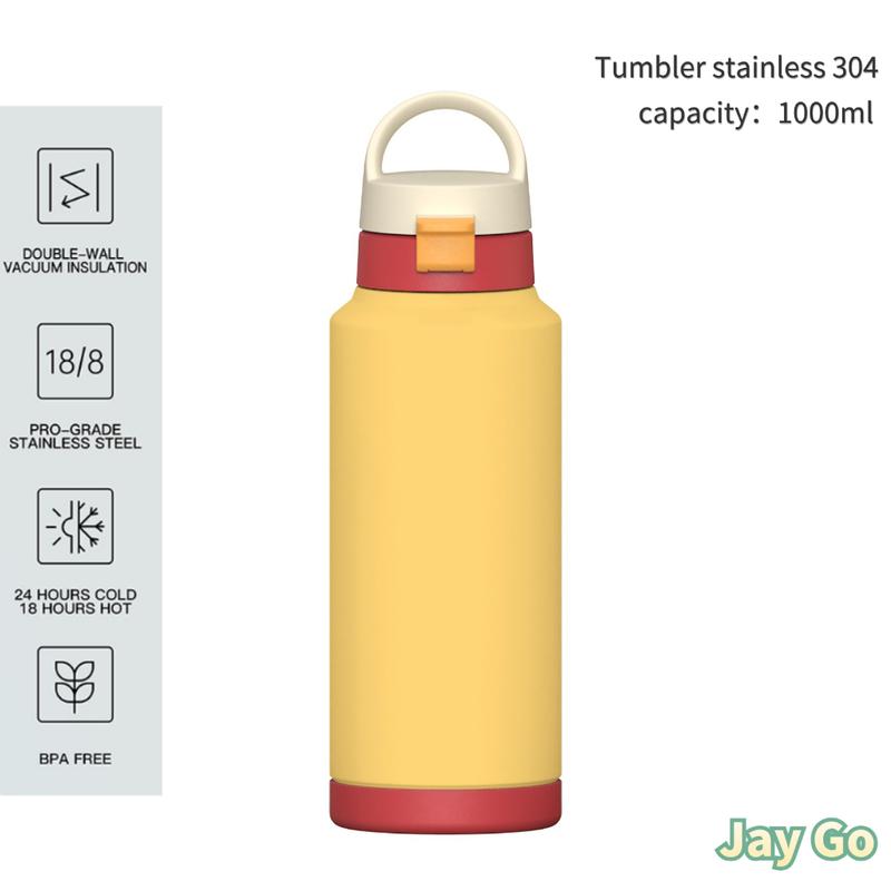 JayGo Tumbler Stainless 1000ml Botol Minum 1 Liter Tahan Panas - Shop ...