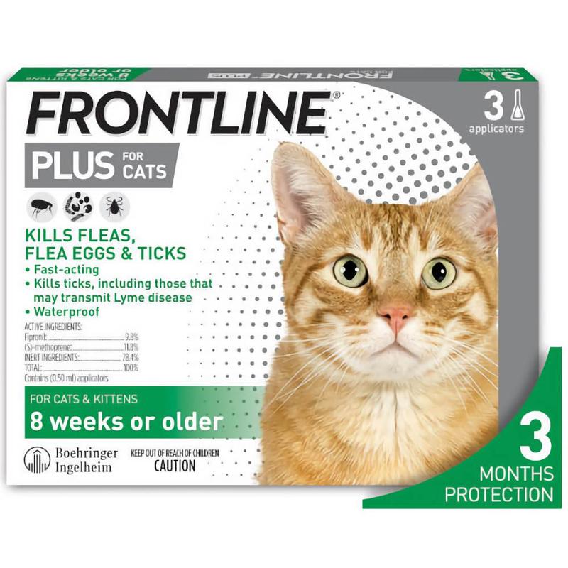 Frontline Plus For Cats 3 pack - TikTok Shop Singapore