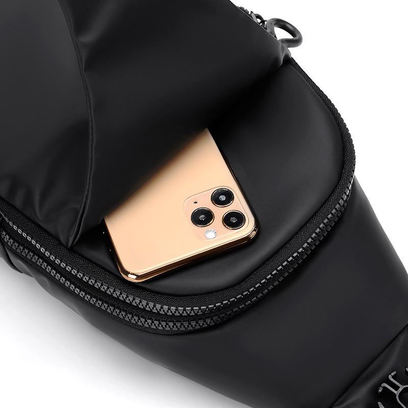 Men's Chest Bag Simple Fashion Shoulder Bag Large-Capacity Crossbody ...