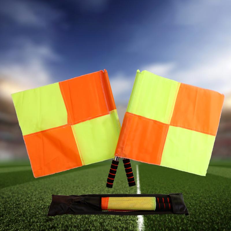 2Pcs Football Linesman Flags Professional Match Flags Football - TikTok ...