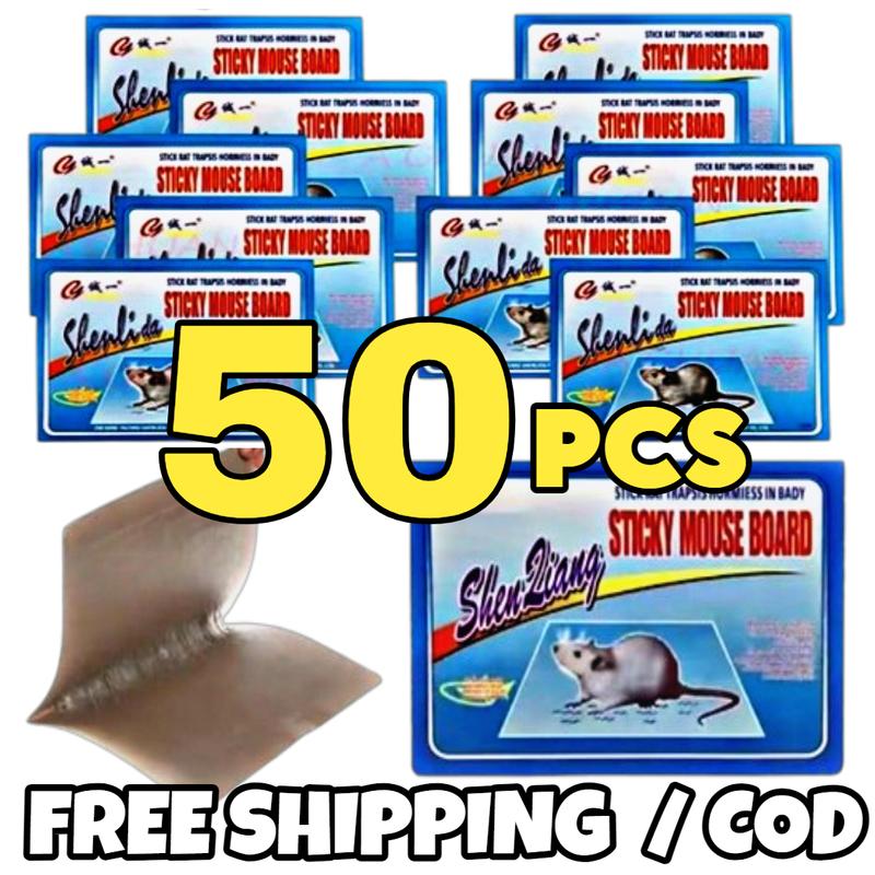 Big Sale 50 Pcs Large Mouse Rat Sticky Mice Rodent Glue Rat Trap ...