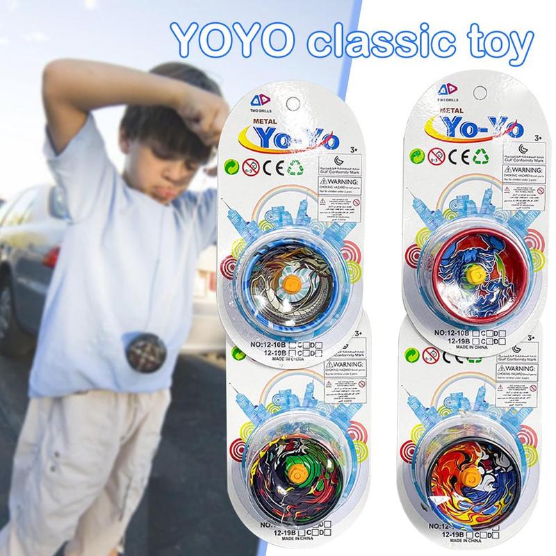 Alloy YOYO Ball Bearing String Trick Toy Kids Gift Bearing Yo-Yo ...
