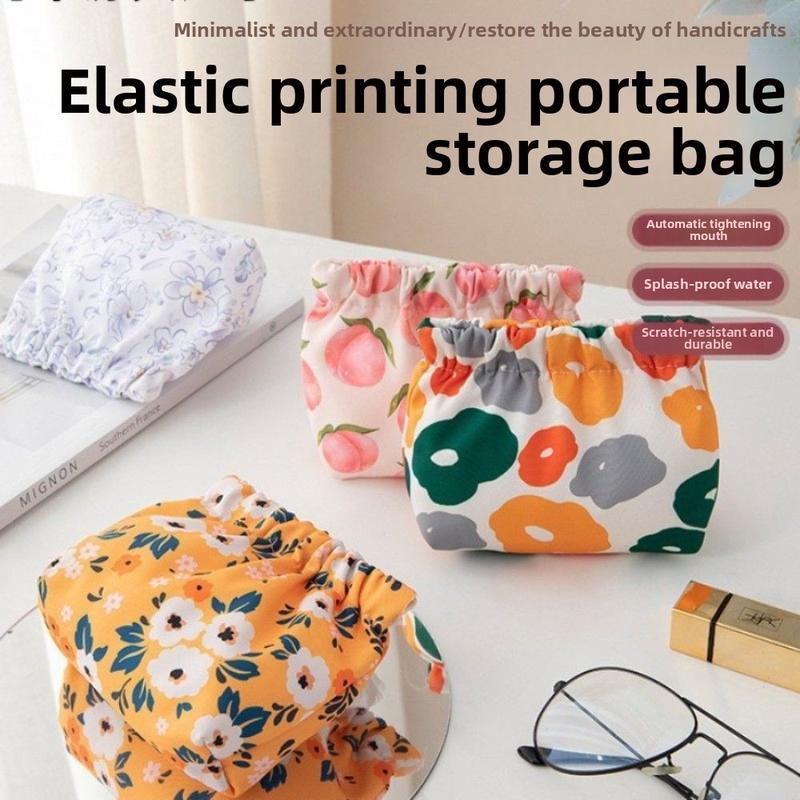 New Automatic Closure Mini Storage Bag Drawstring Portable Cosmetic ...