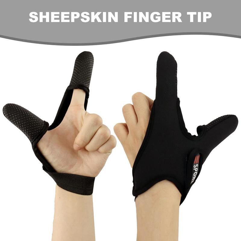 Fishing Finger Gloves Professional Thumb And Forefinger Neoprene Gloves ...