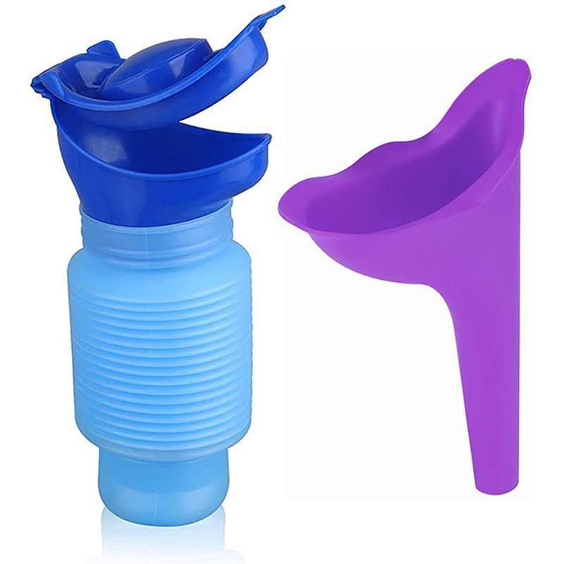 Portable Urine Funnel, 1 Set Lightweight Portable Emergency Urine ...