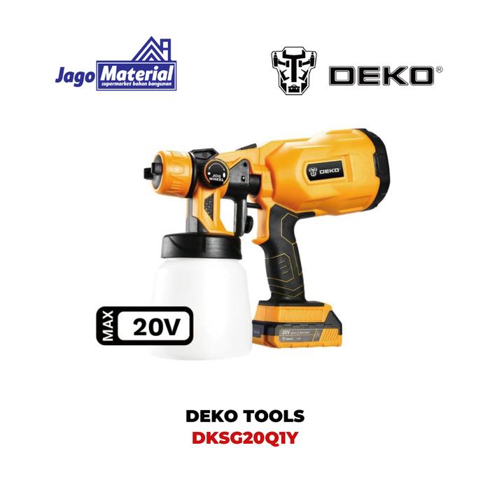 Promo Deko Cordless Spray Gun 20 V (Mesin Cat Semprot) + Baterai ...