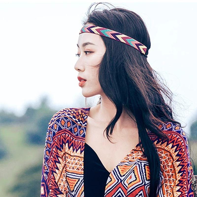 Ethnic Style Mongolian Tibetan Hair Rope Headwear Tibetan Exotic ...