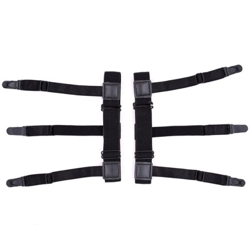 2Pcs/Set Mens Shirt Stays Elastic Leg Suspenders Plastic Non-slip ...