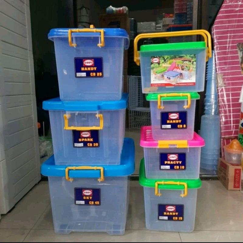 BOX CONTAINER SHINPO UKURAN 6-8-12-15-16-18-27-30 LITER - Shop | Tokopedia