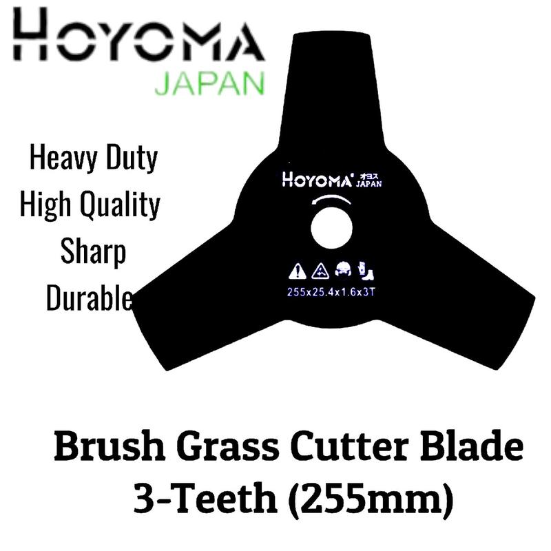 Hoyoma Japan Grass cutter blade 3T Heavy Duty 255mm for 2 stroke ...