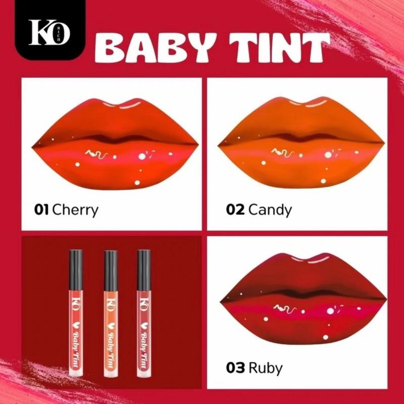 ลิปทิ้นท์ Ko Rich สีชัดติดทน เนื้อน้ำเกลี่ยง่าย Cosmetic ผู้หญิง ...