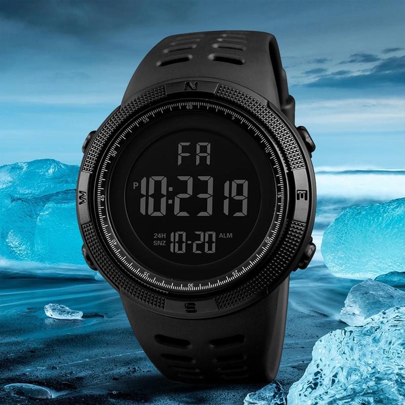 Jam tangan sukan digital lelaki, kalis air, dengan jam randik, - TikTok ...