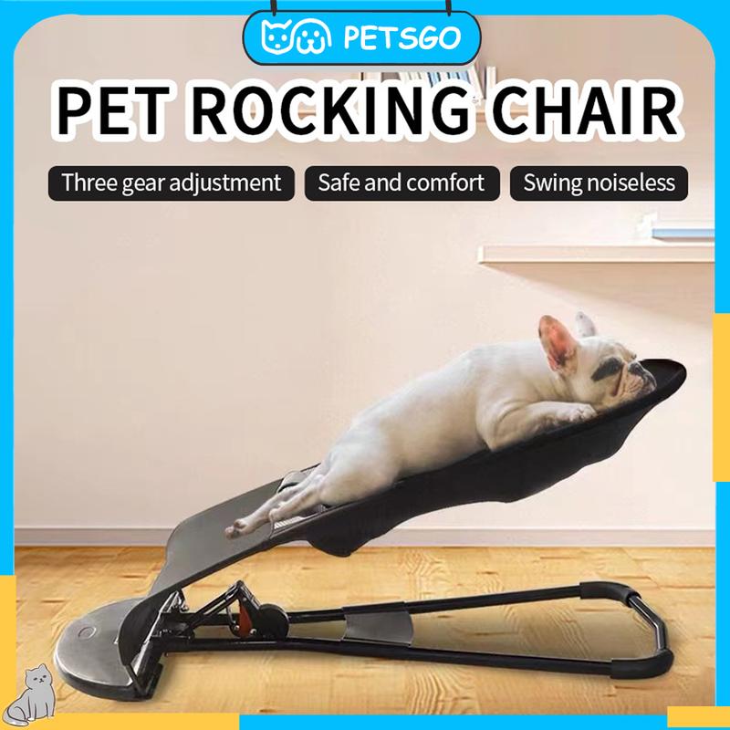 Pet Rocking Chair Dog Cat Rocking Chair Pet Sleeping Bed Foldable ...