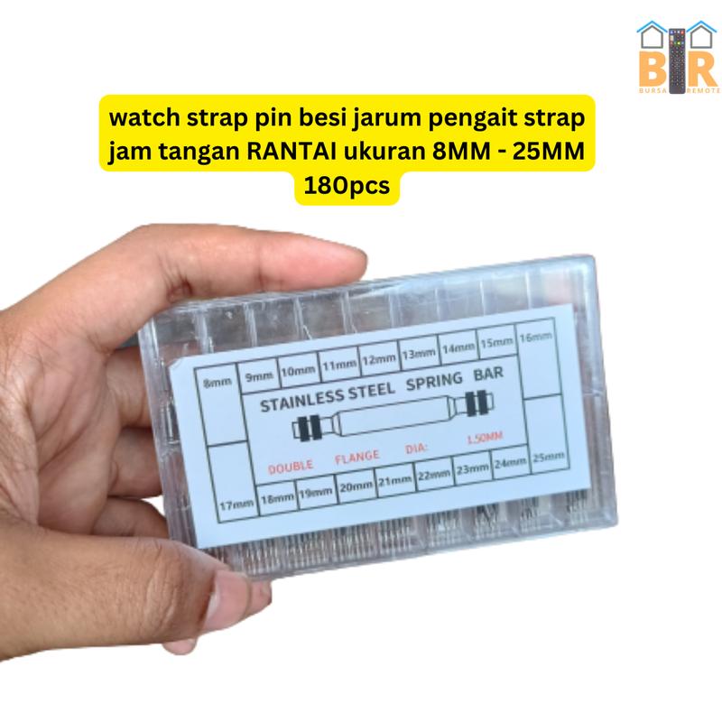 watch strap pin besi jarum pengait strap jam tangan RANTAI ukuran ...