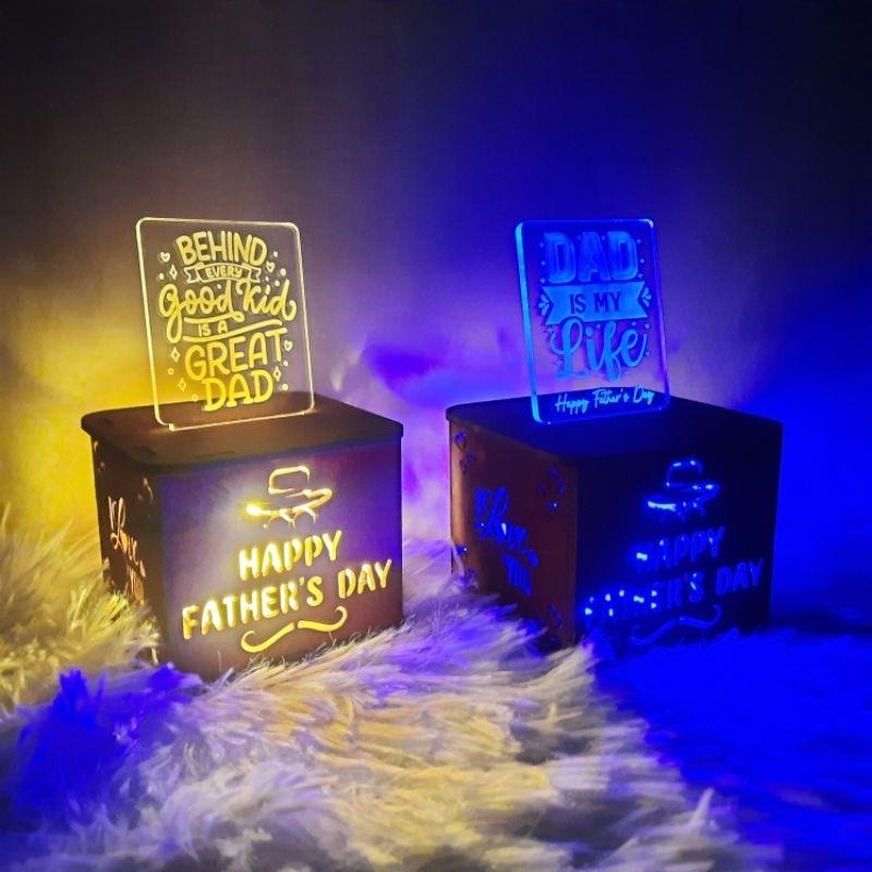 NEW DESIGN AVAILABLE Father's Day Mini Light Box (READY STOCK) - TikTok ...