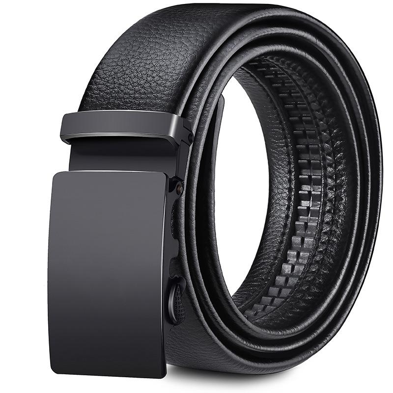 Belt for men high quality Pu leatherblet automatic sliding buckle ...