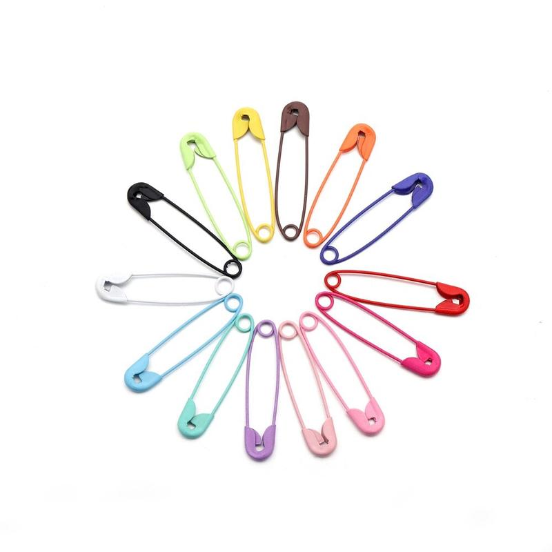 50pcs/pack Candy color Safety Pin Tudung brooch Badge for DI - TikTok ...