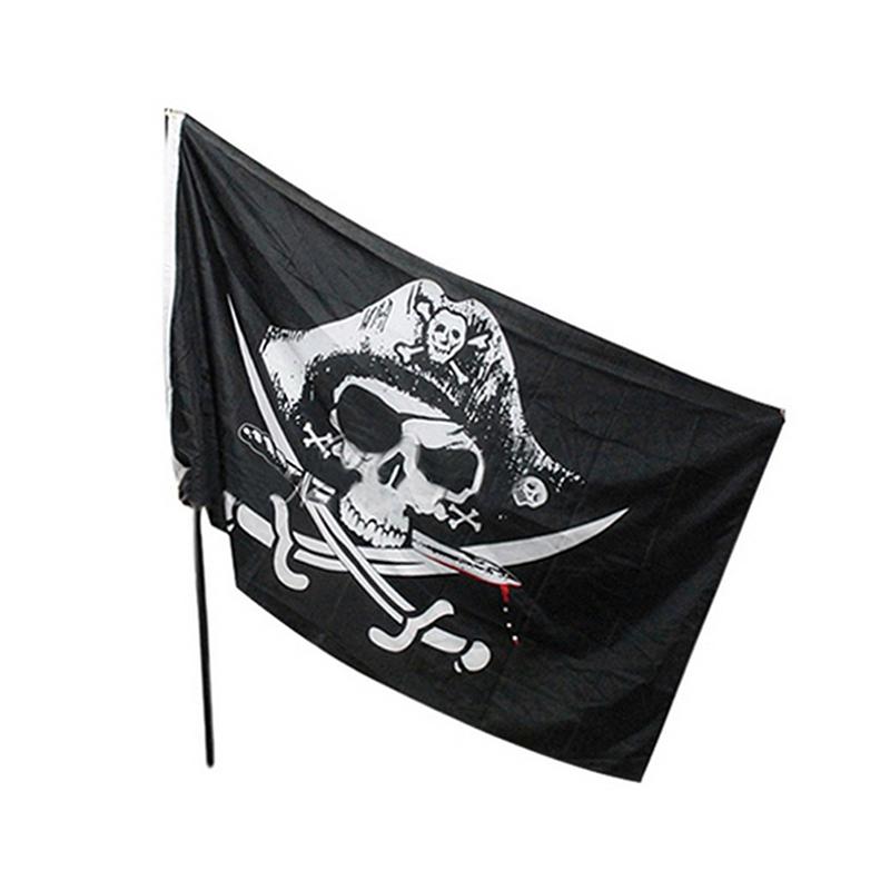 Bendera Lanun, Bendera Sabres Tengkorak dan Tulang Silang, Saiz ...