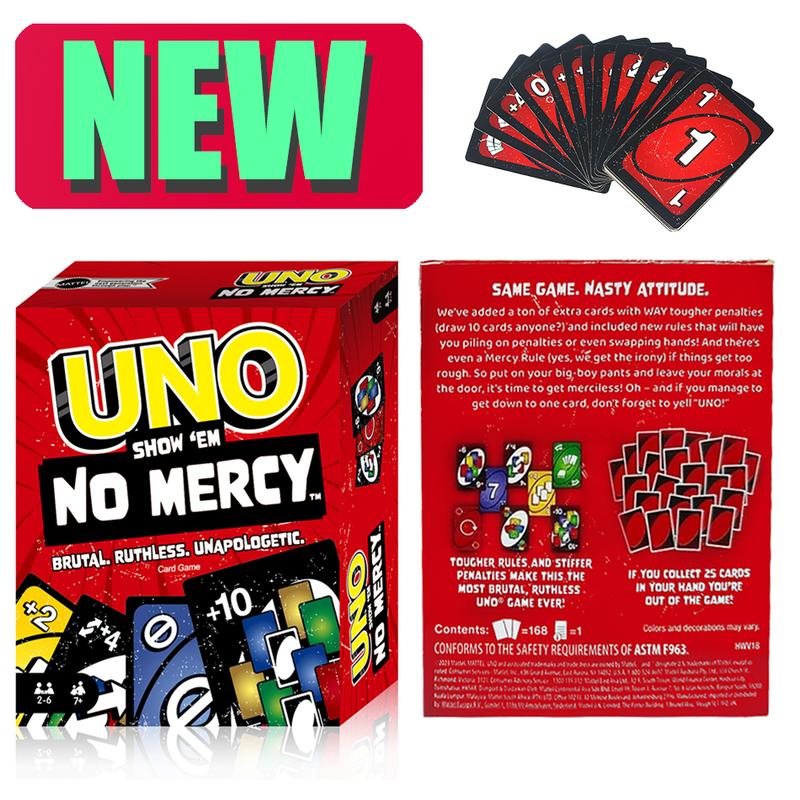 Uno Red No mercy Game Board Games UNO Cards Table Family Party ...