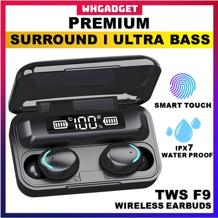 Tws Bluetooth Earphone F9 Wireless Earphone Hand Free Bluetooth ...