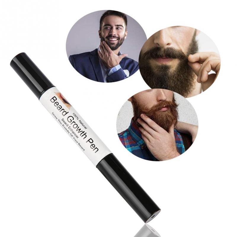 1pcs Men Beard Growth Pen Facial Hair Sideburn Mustache Repair - TikTok ...